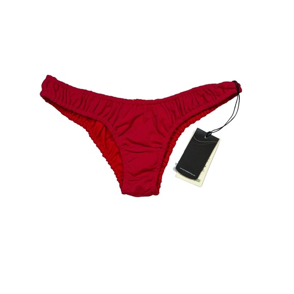 Vdm | Swim | Vdm The Label Red Reversible Bikini Bottom Large New ...